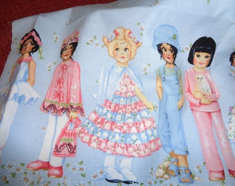 Paper dolls fabric | Etsy