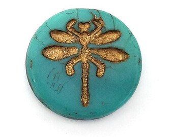 Turquoise dragonfly | Etsy