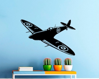 Spitfire decal | Etsy