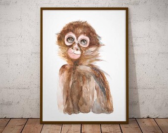 Baby monkey | Etsy