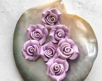 Polymer clay flower | Etsy