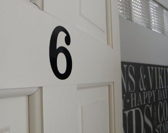 House Numbers Vinyl Decal Front Porch Decor Front Door Decal