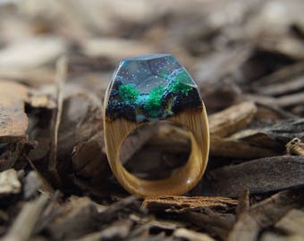 Wood ring | Etsy