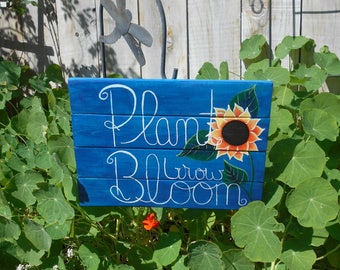 Sunflower sign | Etsy