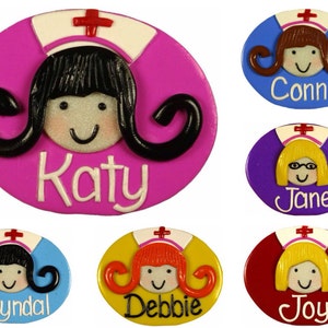 Nurse name badge | Etsy