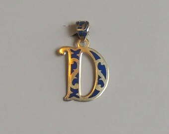 Letter d necklace | Etsy