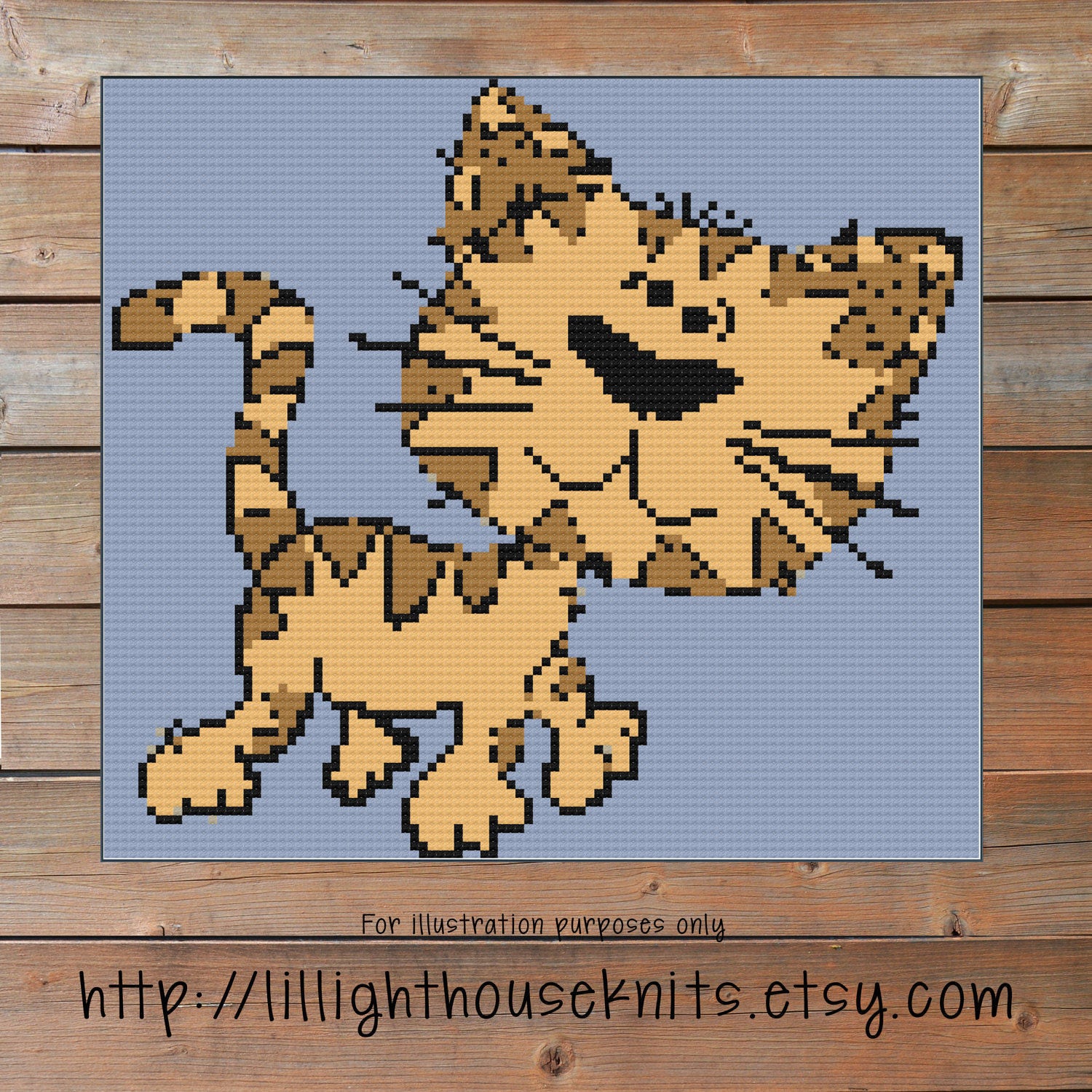 Cat Crochet pattern Graph Crochet Corner to Corner C2C