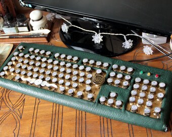 Steampunk keyboard | Etsy