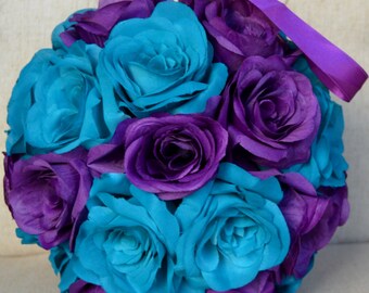 Purple teal decor | Etsy
