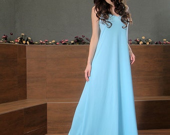 Dusty blue dress | Etsy