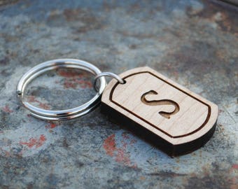 Letter s keychain | Etsy
