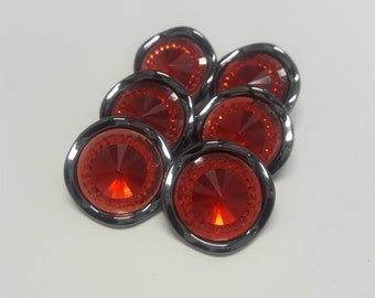 Red coat buttons | Etsy