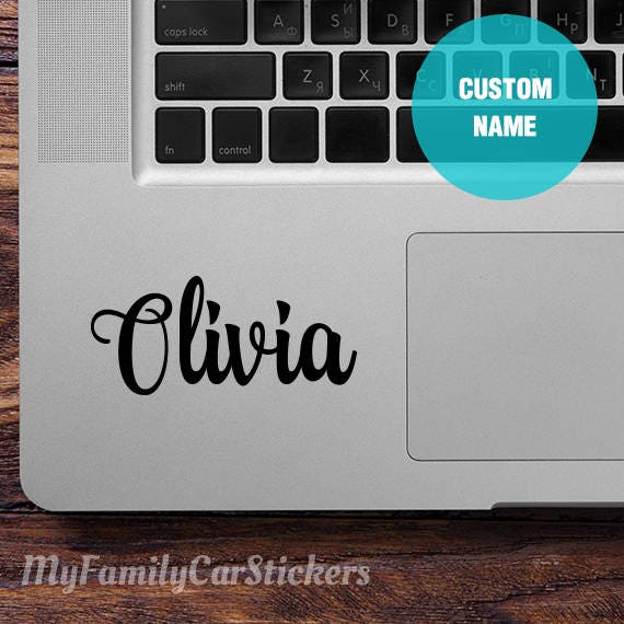 Laptop Name Decal Custom Name Decal Laptop Name Sticker laptop-name-decal-custom-name-decal-laptop-name-sticker