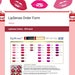 LipSense® Order Form