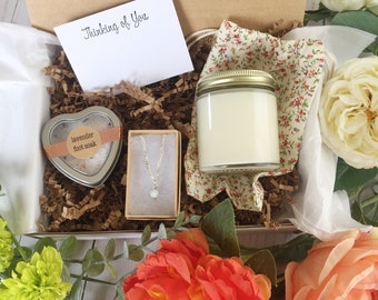 Candle gift basket | Etsy