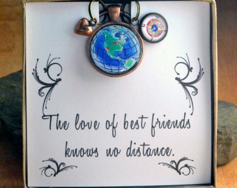 Gift for Best Friend Long Distance Military Personalized Print