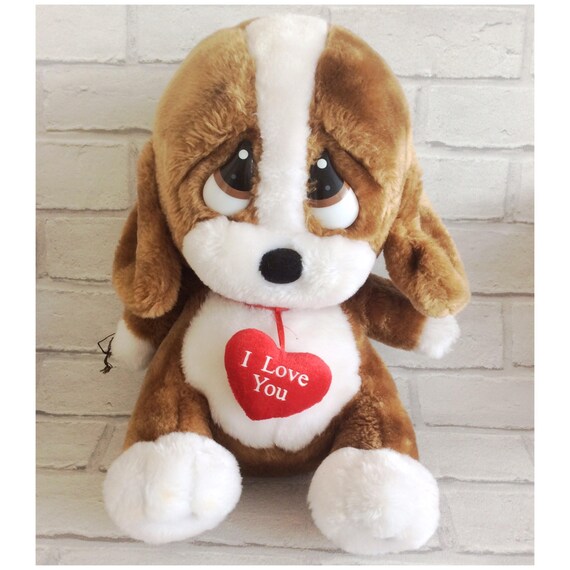 Oh Honey Sad Sam Puppy Dog Soft Toy Plush 1980s Collectible