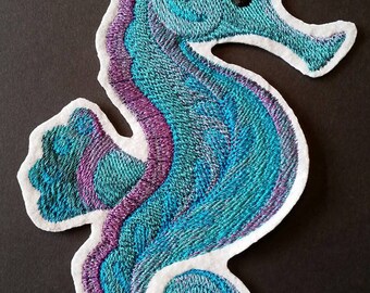 Felt seahorse | Etsy