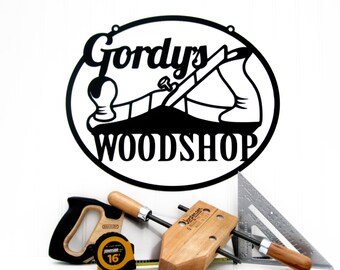 Woodshop sign | Etsy