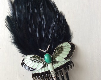 Butterfly hair comb | Etsy