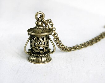 Lantern necklace | Etsy