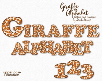 Safari alphabet | Etsy