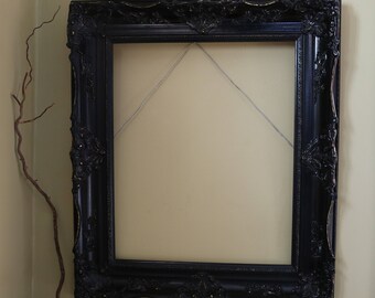 Black ornate frames | Etsy