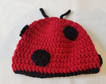 Crochet Sexy Ladybug Open Bra and thong erotic lingerie