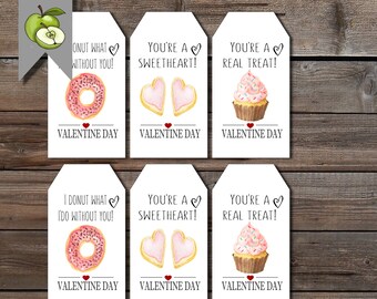 donut gift tag Teacher Appreciation Gift Tag Teacher Gift