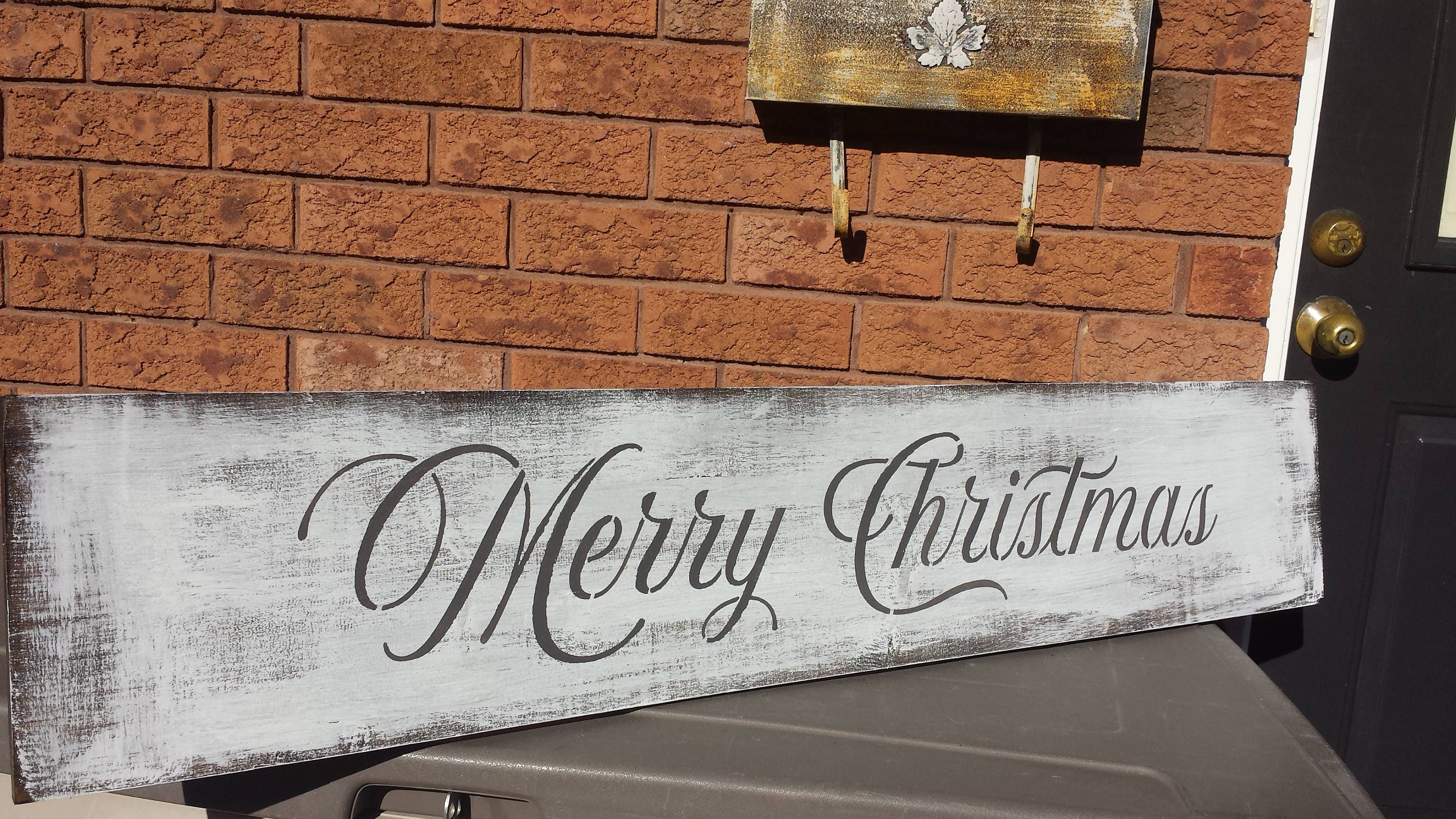 4 Ft. Long MERRY CHRISTMAS Sign/MANTLE Decor/Holiday Entrance