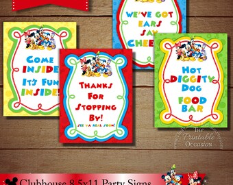Mousekatools Printable Sign Mickey Mouse Clubhouse Disney