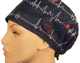 Heartbeat EKG ECG Embroidery Design in 3x3 4x4 and 5x7 Sizes