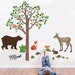Tree Decal 7 Ft Woodland Tree Wall Decal Forest Mural