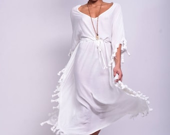 White beach dress | Etsy