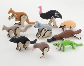 Wooden animals | Etsy