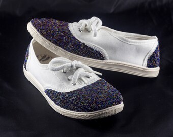 Beaded shoes | Etsy