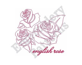 English rose design | Etsy