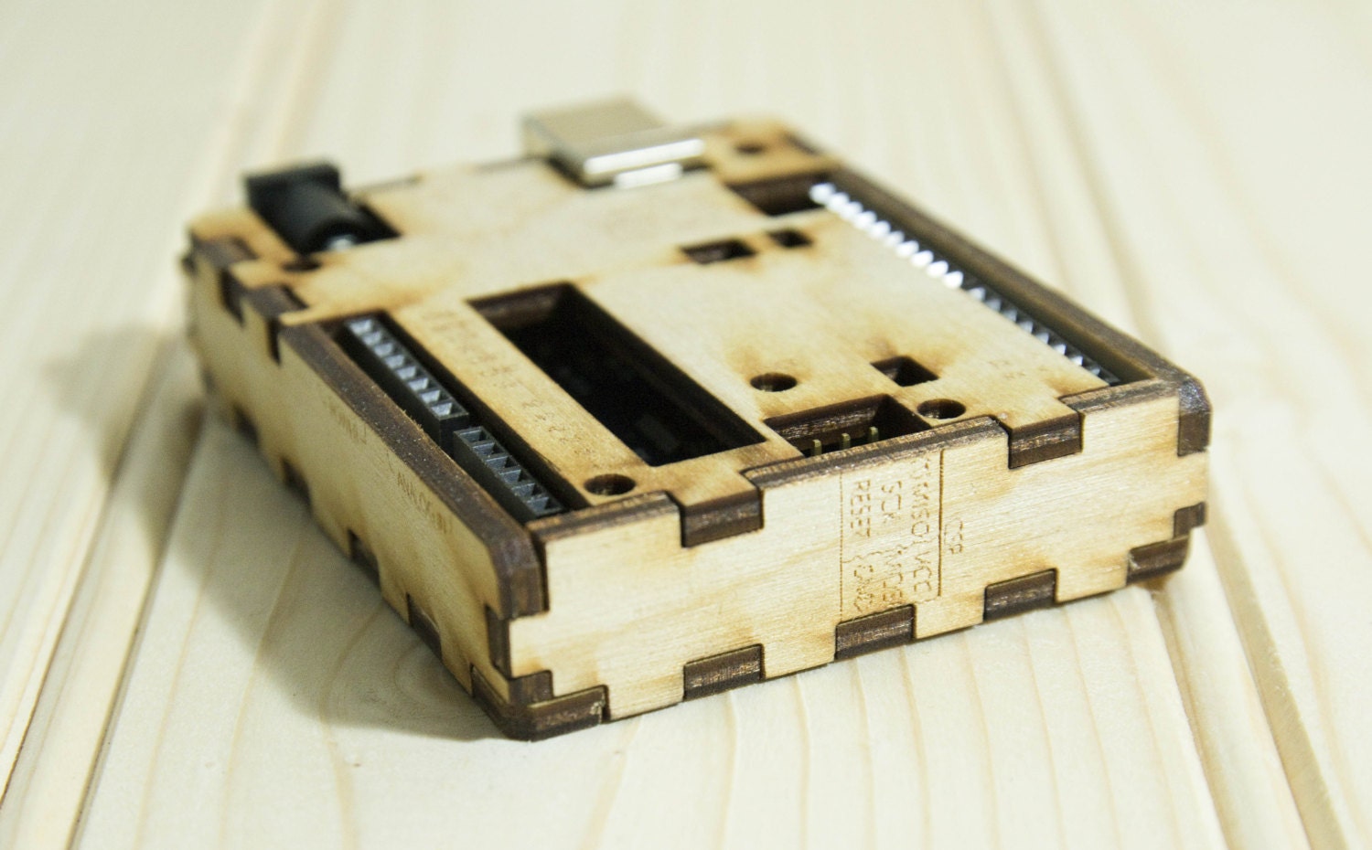 Laser Cut Arduino Uno Wood Case Made From Birch Ply Custom