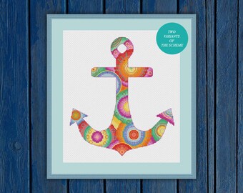 Anchor cross stitch | Etsy
