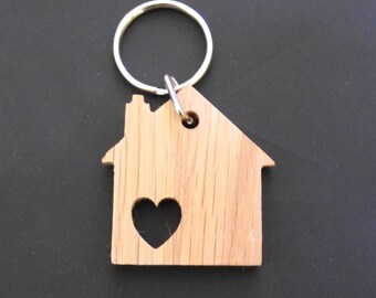 Wooden keychain | Etsy