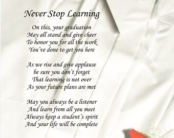 Graduation Poem Congratulations Poem