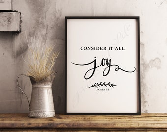 Count it all joy | Etsy