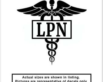 Lpn decal | Etsy