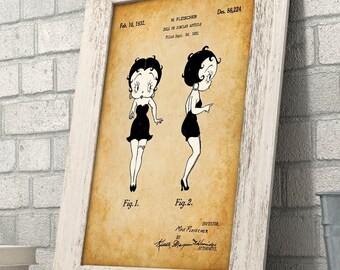 Betty boop poster | Etsy