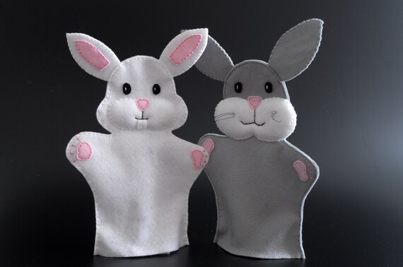 Titeres de conejo mano títeres marionetas conejo de