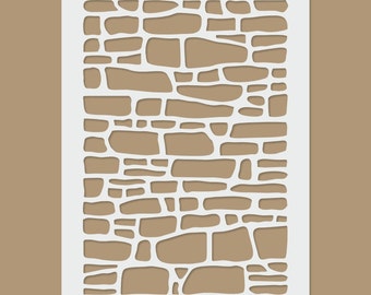 Brick stencil | Etsy