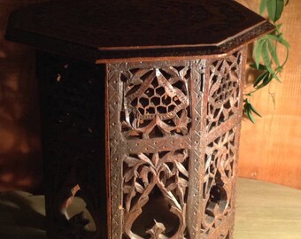 African carved table | Etsy