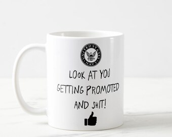 Navy promotion gift | Etsy