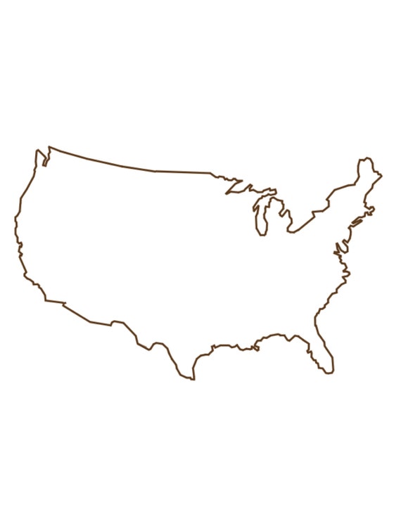 USA Stencil Made from 4 Ply Mat Board