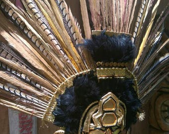 Aztec headdress | Etsy